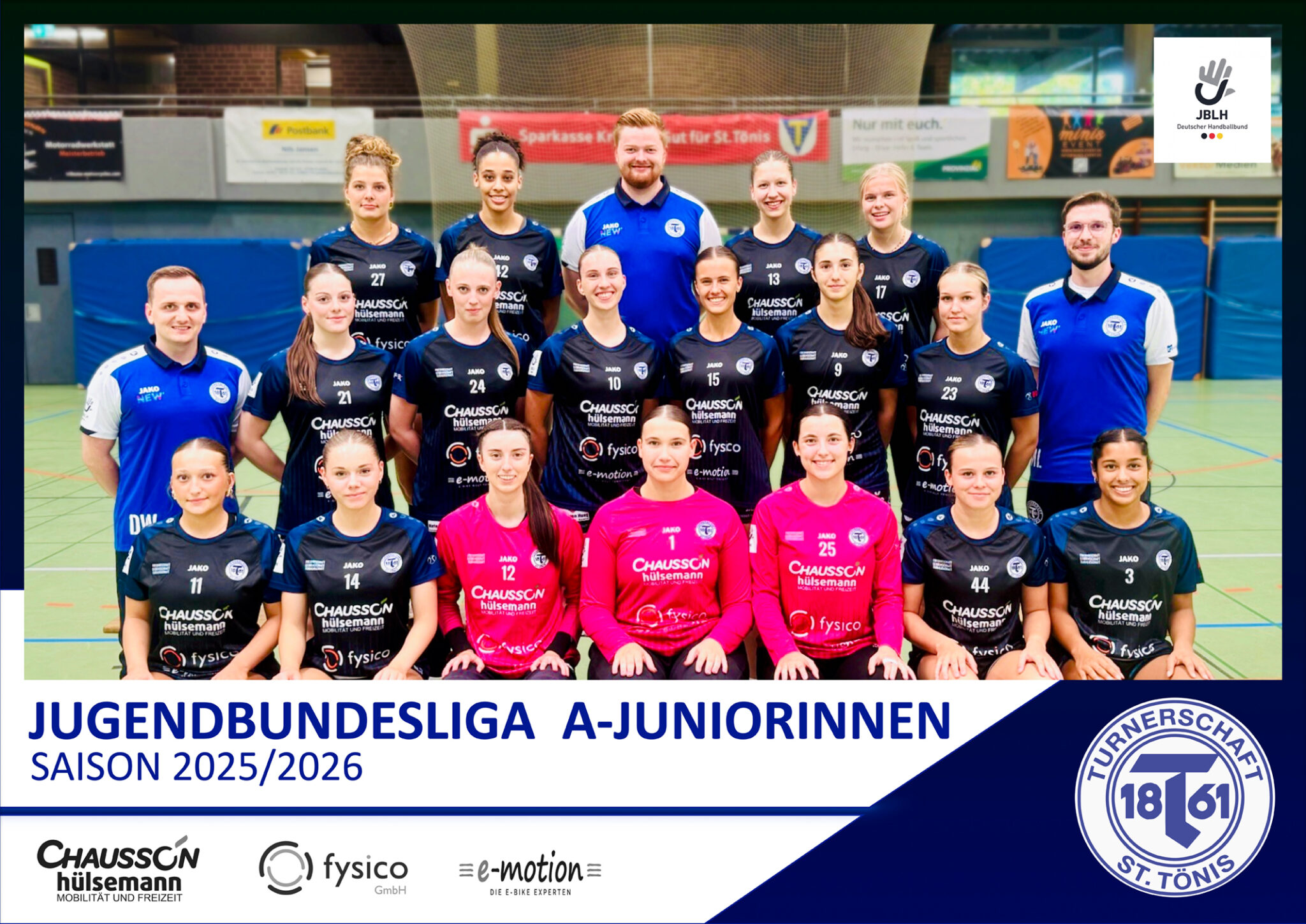 Weibliche A1-Jugend - Turnerschaft St.Tönis e.V.
